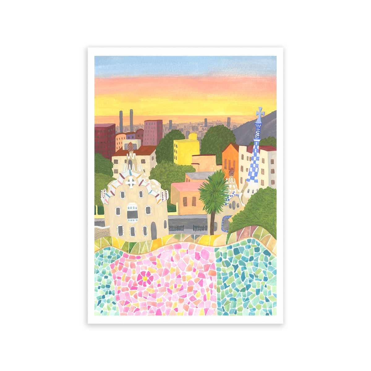 Barcelona Art Print – Sarah Frances