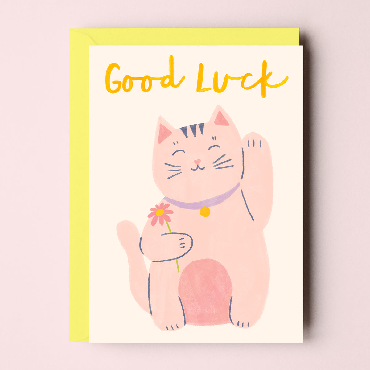 Lucky Cat Good Luck Card – Sarah Frances
