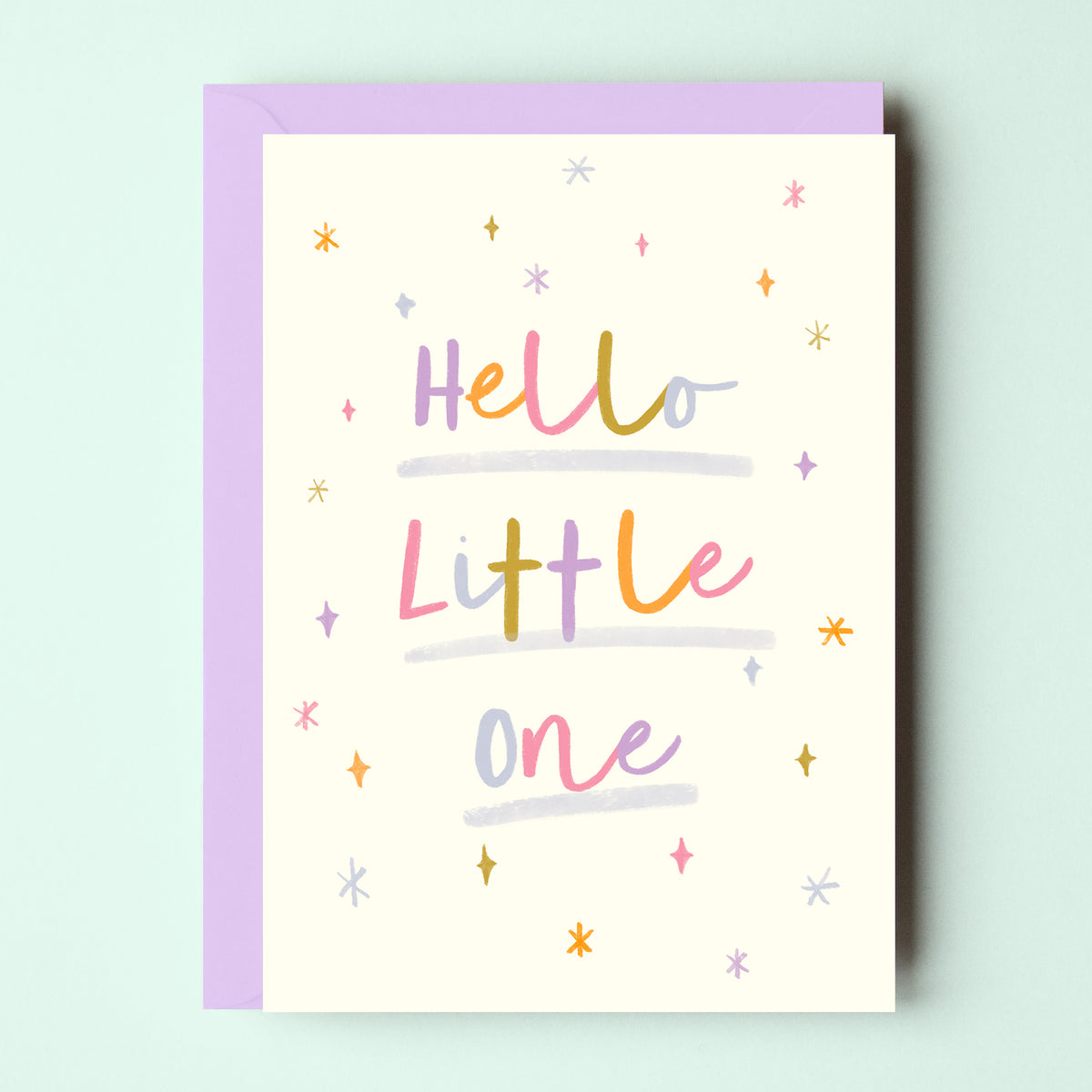 Hello Little One Card - New Baby Card – Sarah Frances